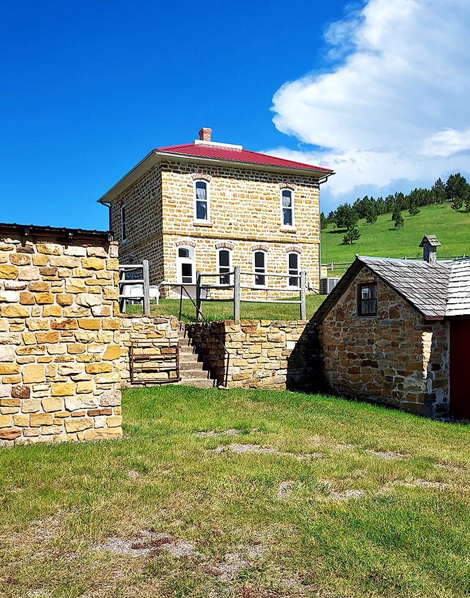 Frawley Ranch's historic stone buildings tell tales of frontier determination that somehow make your daily problems seem laughably small.