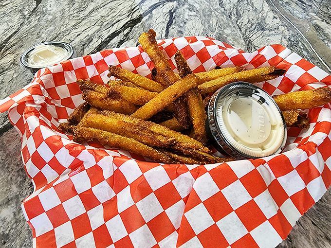 Crispy, golden fries with dipping sauce&mdash;sometimes the simplest sides become the unsung heroes of a memorable meal.