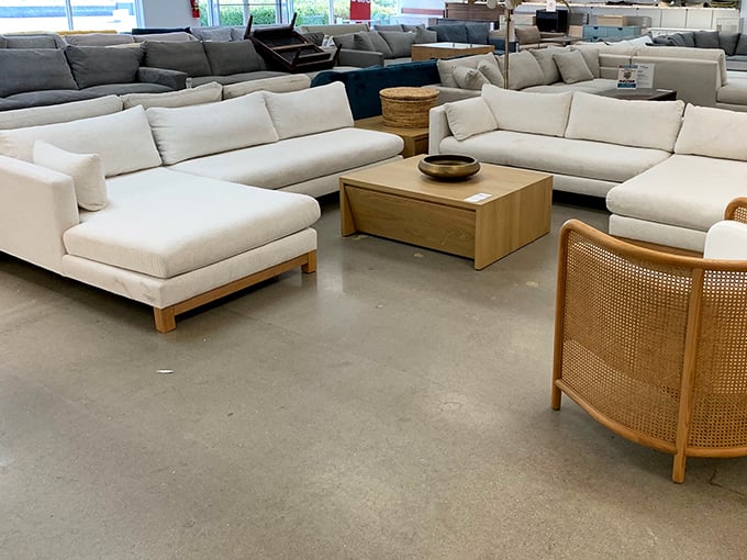 Modern sectionals that invite you to imagine movie nights and family gatherings, all at prices that won't send your budget into therapy.