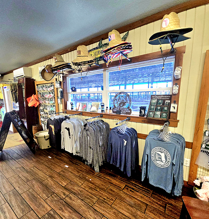 Not your average souvenir stop. This wood-paneled shop offers Florida-themed apparel that lets you take home a slice of sunshine state pride without the sunburn.