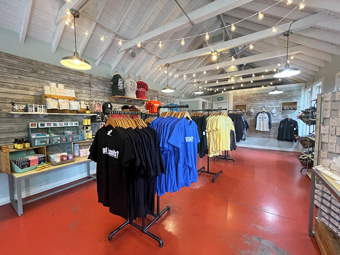 The gift shop: where you can take home a piece of Loveless magic. Those t-shirts are souvenirs with bragging rights.