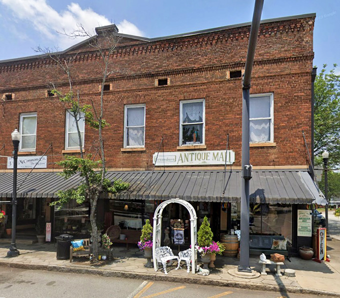 The Antique Mall beckons treasure hunters with the promise of finding that perfect something you never knew you needed until this very moment.