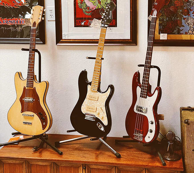 These guitars have strummed through decades, waiting for their next garage band resurrection story.