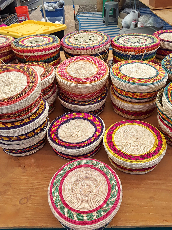 Tortilla warmers that double as art pieces. These woven baskets keep your tortillas hot and your table looking like it belongs in a design magazine.