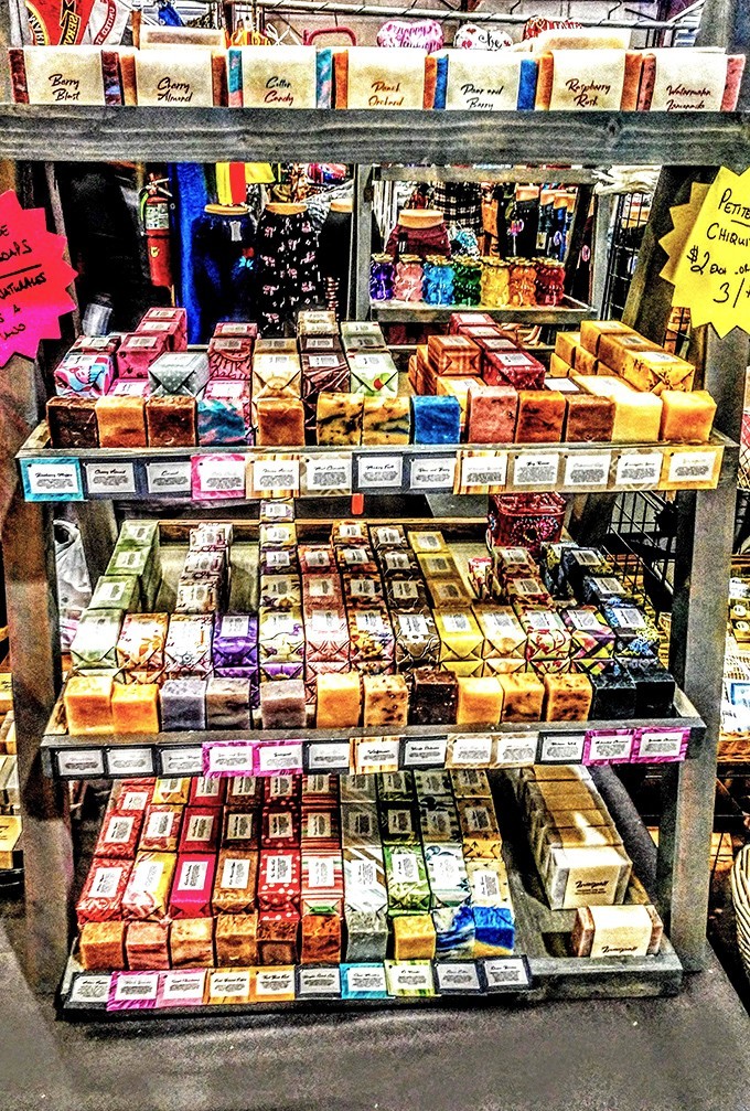 A rainbow of handcrafted soaps that make ordinary bathroom routines feel like spa treatments. Cleanliness has never been so colorful!