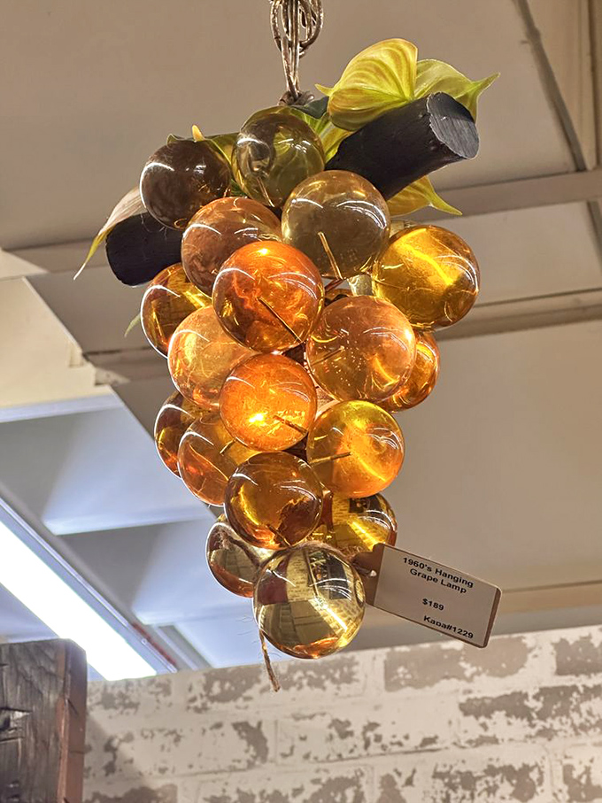 The 1960s hanging grape lamp that proves our grandparents weren't always as sensible as they claimed to be.