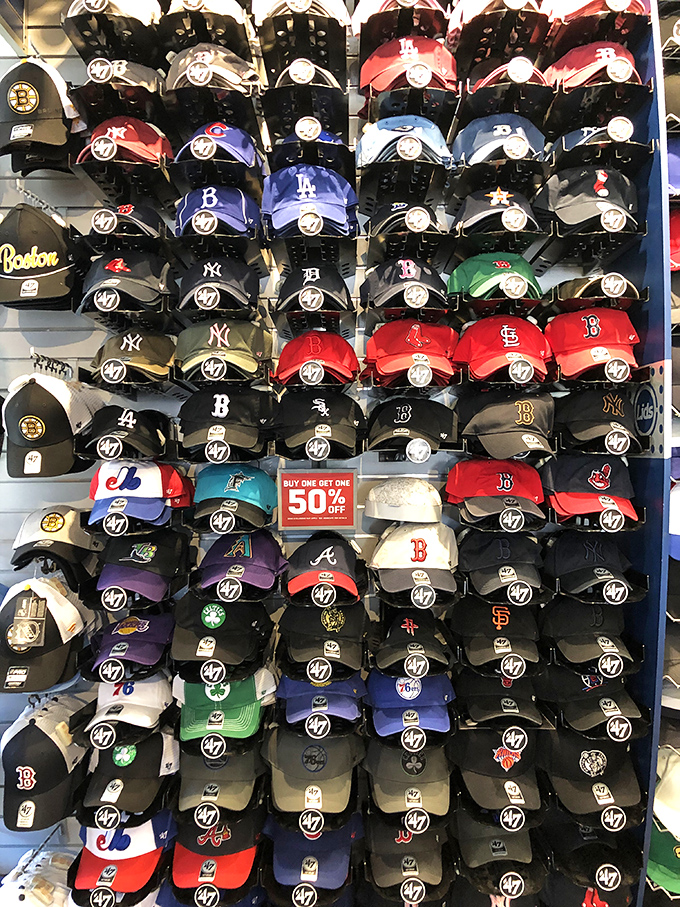 Baseball caps for every team, mood, and bad hair day &ndash; democracy never looked so organized.