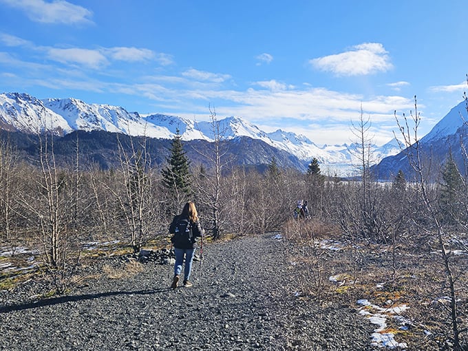The path less traveled: where every step forward is a step away from emails, meetings, and that pile of laundry waiting at home.