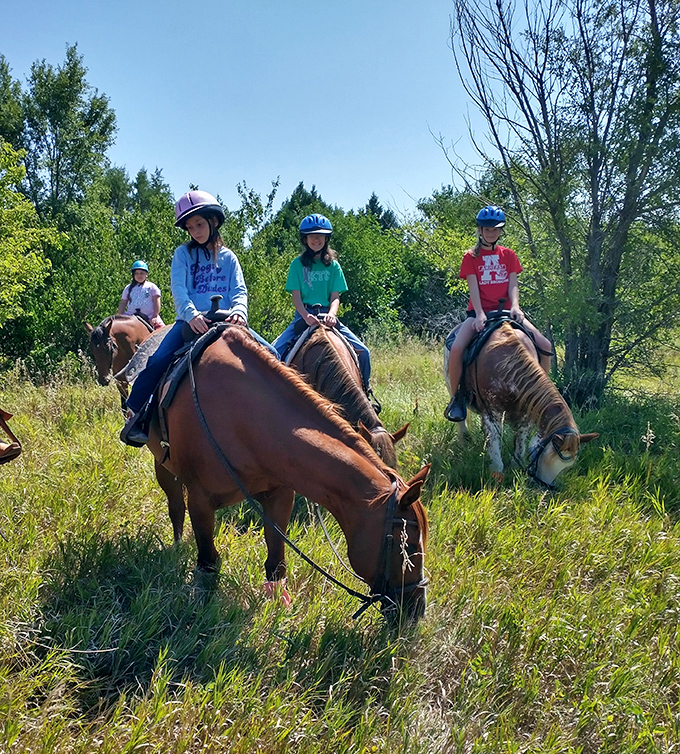 Trail riding through Nebraska's countryside offers that authentic Western experience without the Hollywood drama or uncomfortable saddle sores, mostly.