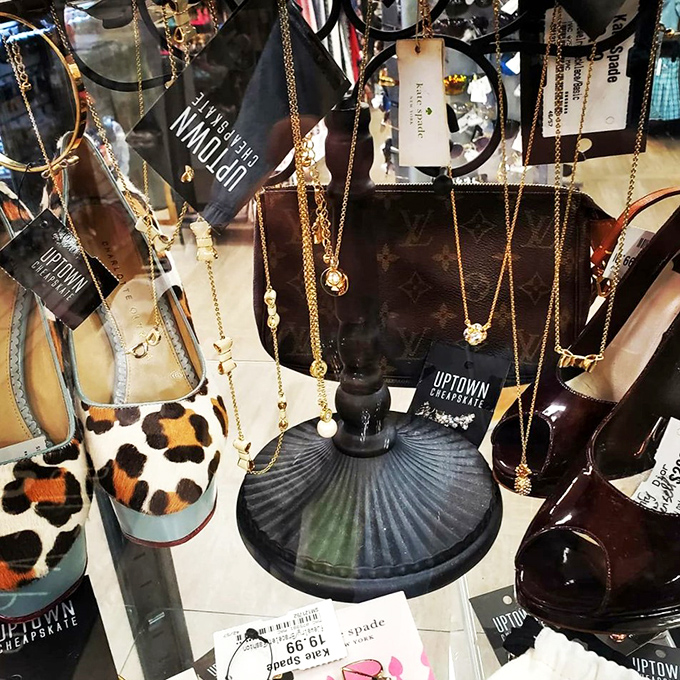 Jewelry and accessories transform from supporting characters to starring roles when displayed alongside designer bags and statement shoes.