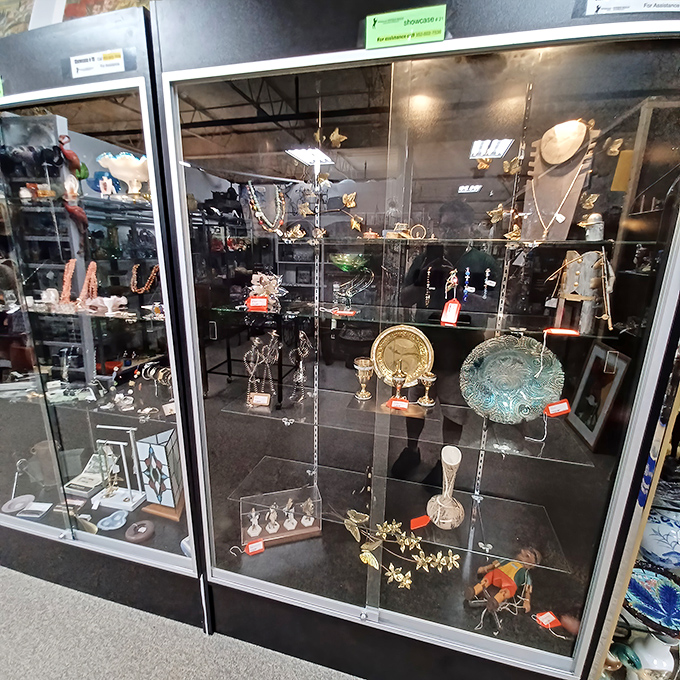 Behind glass, yesterday's jewelry awaits tomorrow's special occasions&mdash;each piece carrying stories of celebrations long past and those yet to come.