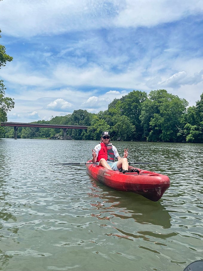 Nothing says "I'm living my best life" like floating down the New River with nothing but blue skies and zero emails to answer.