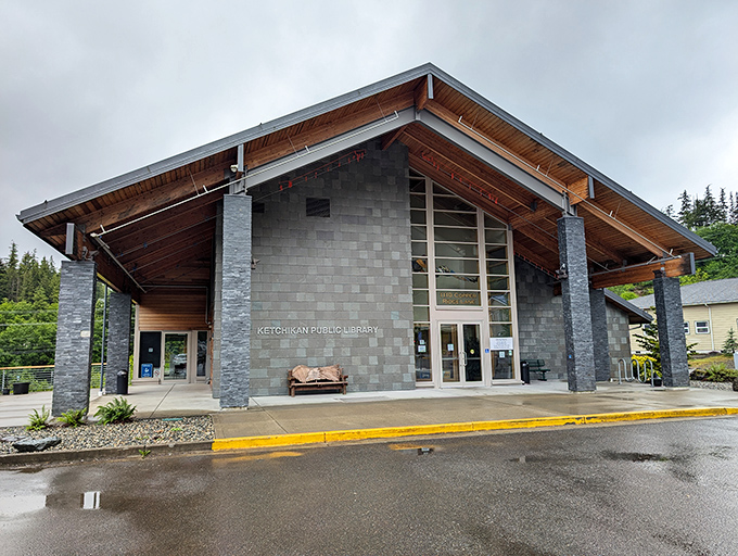 The Ketchikan Public Library proves that even in the wilderness, intellectual pursuits have a stylish, modern home.