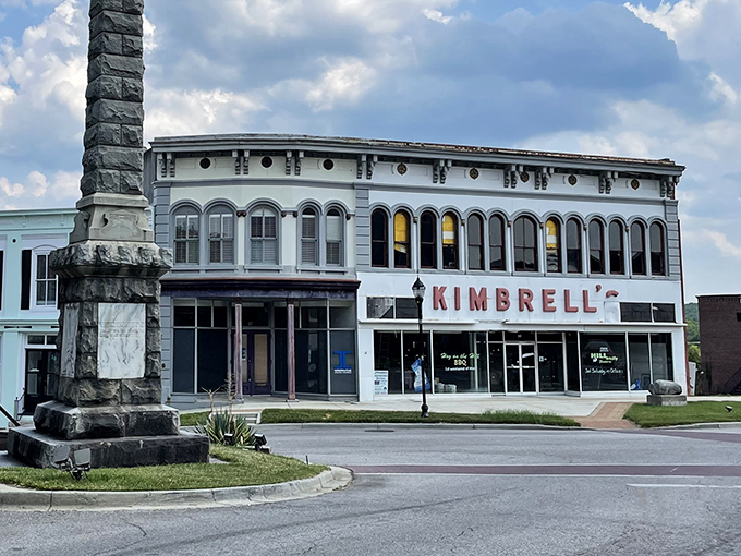 Kimbrell's: A downtown landmark with arched windows that have watched Chester evolve for decades. The kind of storefront that belongs on a nostalgic postcard.