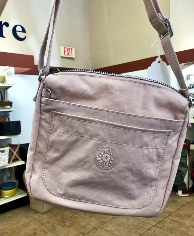 That's not just any purse&mdash;it's a Kipling crossbody waiting for its second act in someone's travel adventures or farmer's market excursions.