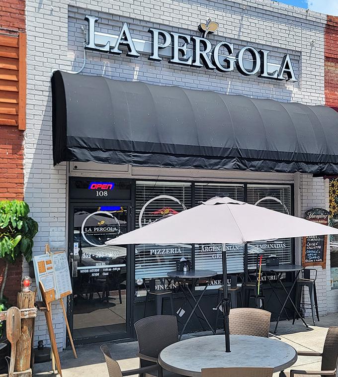 La Pergola brings a slice of Mediterranean charm to downtown, where outdoor dining under umbrellas feels like a European vacation without the passport hassle.