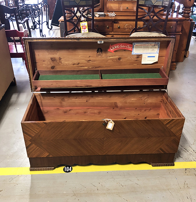 Not just a cedar chest&mdash;it's a hope chest, a time capsule, and probably the most aromatic furniture you'll ever open. Lane knew what they were doing.