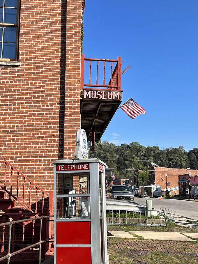 Historic museum buildings preserve memories in brick and mortar, standing as testaments to when this valley bustled differently.