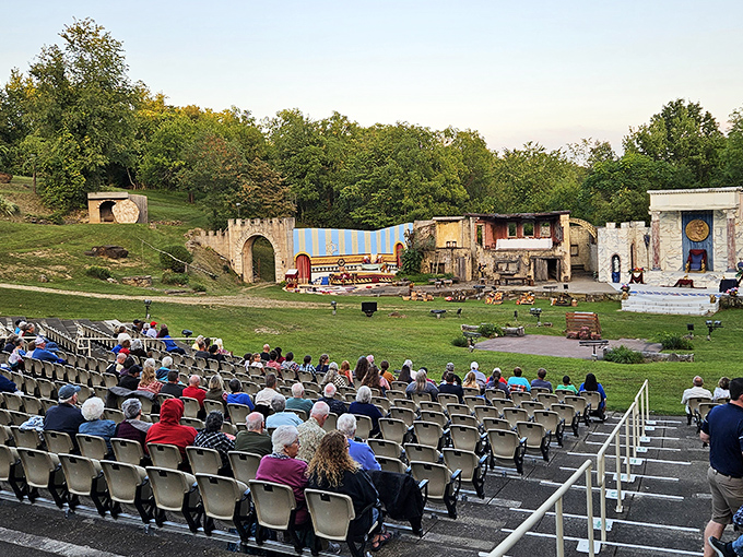 Outdoor theater stages carved into hillsides create amphitheaters where stories unfold under actual stars instead of the kind projected onto ceilings that cost extra.