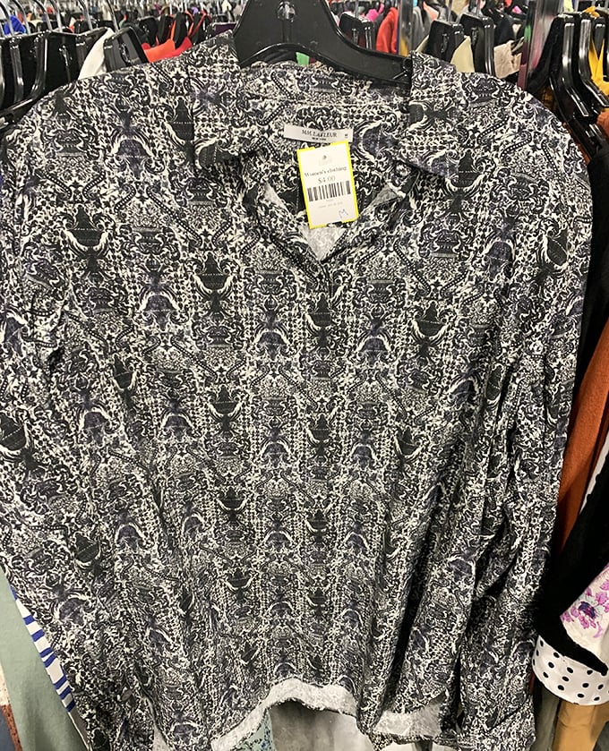 Fashion finds hanging in wait. That patterned top might be exactly what your closet has been missing&mdash;at a fraction of its original price.