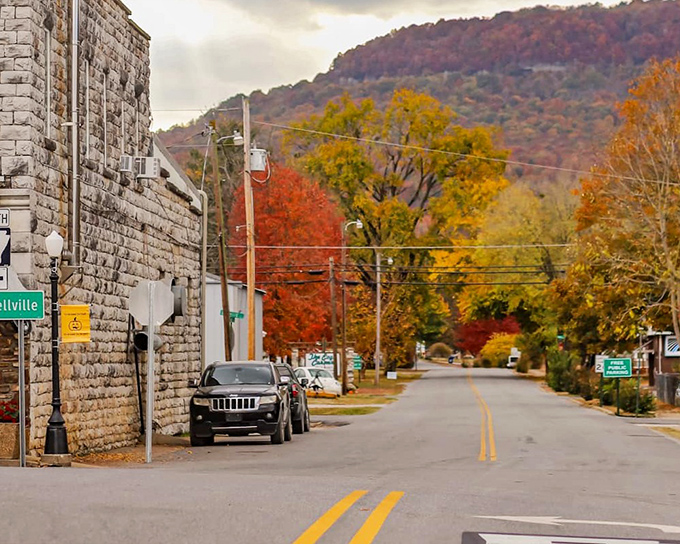 Downtown Jasper keeps that authentic mountain town vibe alive, where historic buildings actually house operating businesses, not museums.