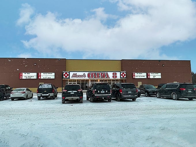 The cinema marquee promises escape without Manhattan prices&mdash;where date night doesn't require a second mortgage just for popcorn and Junior Mints.