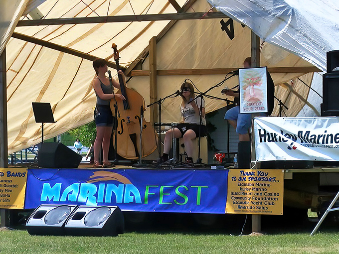 Marina Fest brings the waterfront alive with music that drifts across the harbor, proving Escanaba knows how to throw a proper summer celebration.