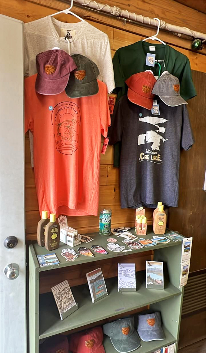 Souvenirs that actually make sense: Cave Lake merch that lets you bring home memories without cluttering your junk drawer.