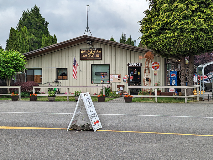 This unassuming roadside office might not look Instagram-worthy, but it's the gateway to outdoor adventures that social media filters can't improve upon.