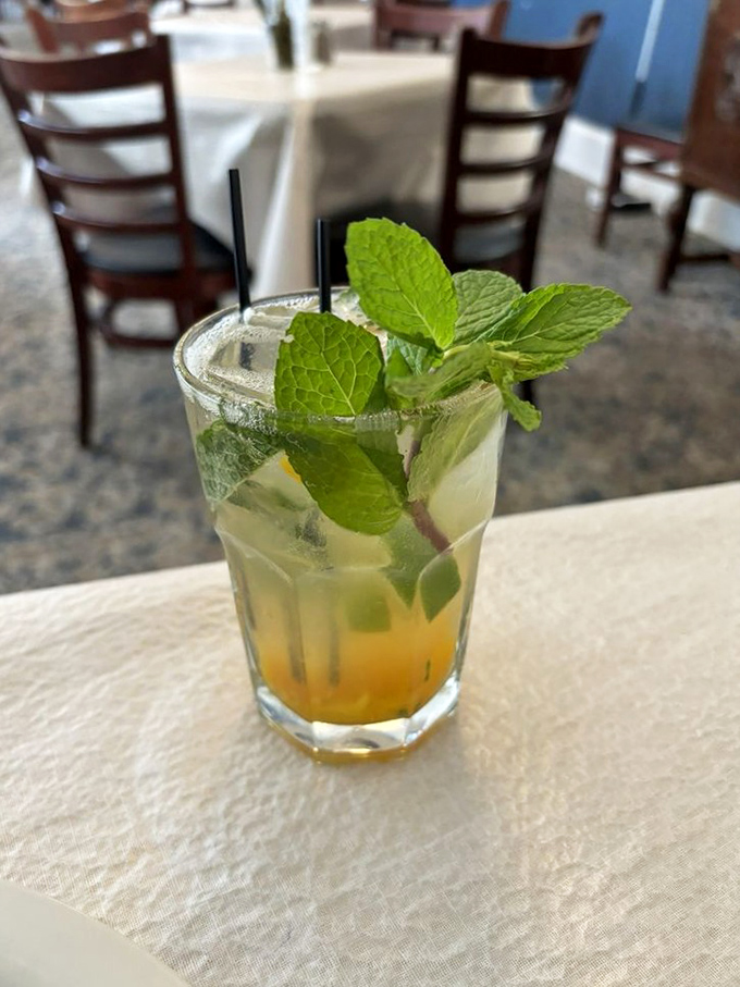 This isn't just a mojito&mdash;it's summer in a glass, wearing a jaunty mint hat and ready to make your troubles disappear.