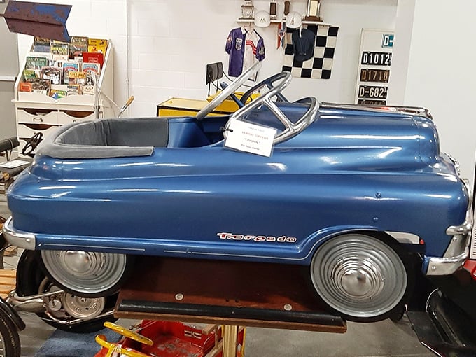 This Murray Torpedo pedal car proves childhood coolness hasn't changed in 70 years&mdash;it's just the batteries and price tags that got bigger.