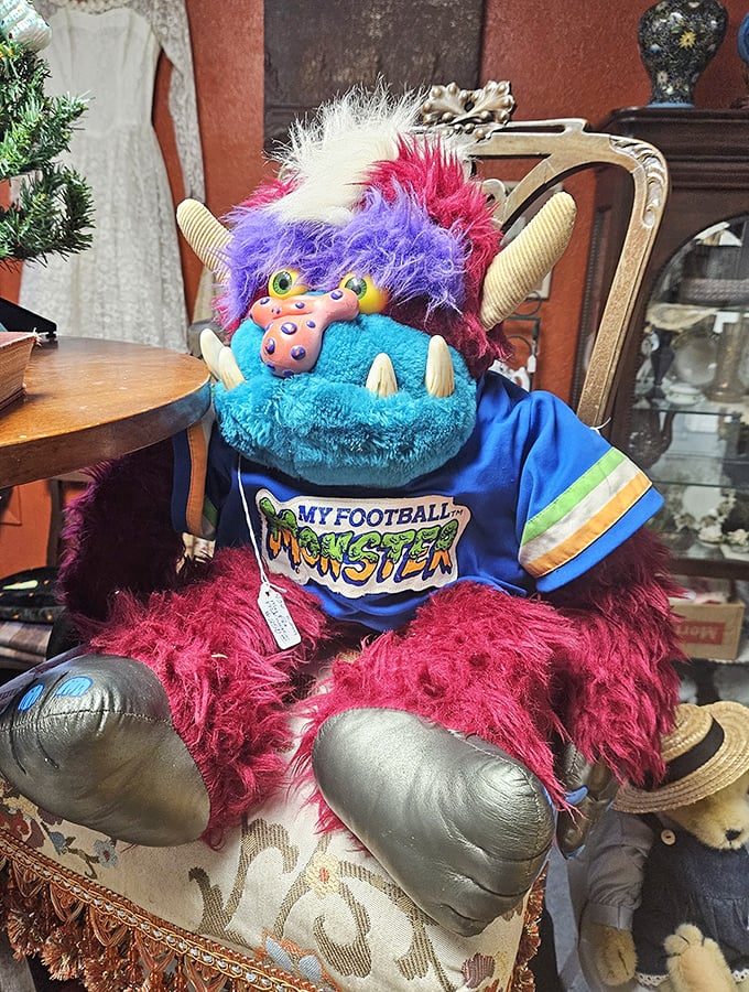 The "My Football Monster" isn't just a toy&mdash;it's a fuzzy time capsule from when kids' nightmares wore sports jerseys and had rainbow hair.