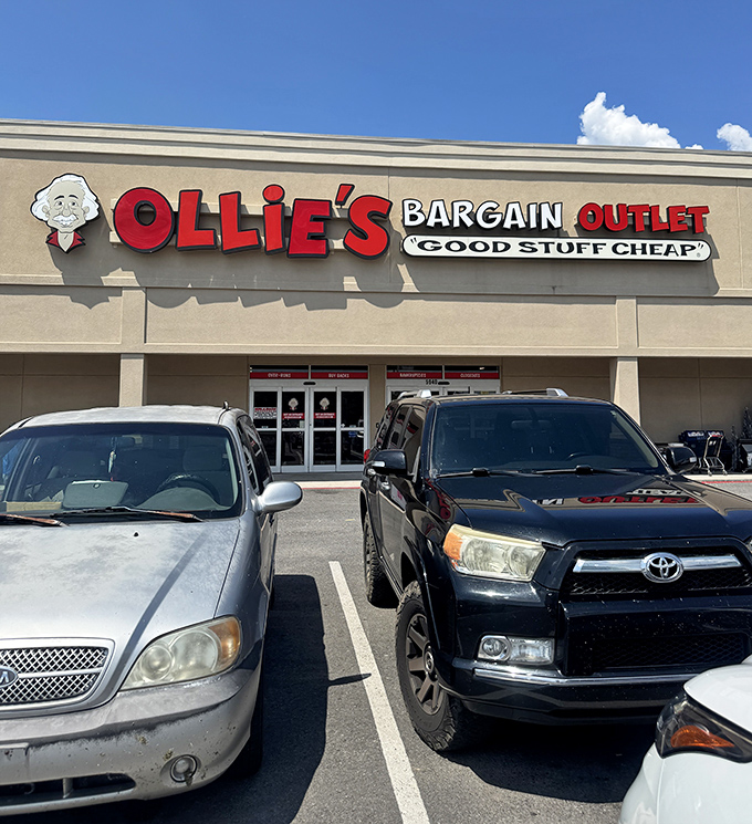 Ollie's Bargain Outlet promises "Good Stuff Cheap" without fancy frills. Where your dollar stretches further than your high school gym teacher.