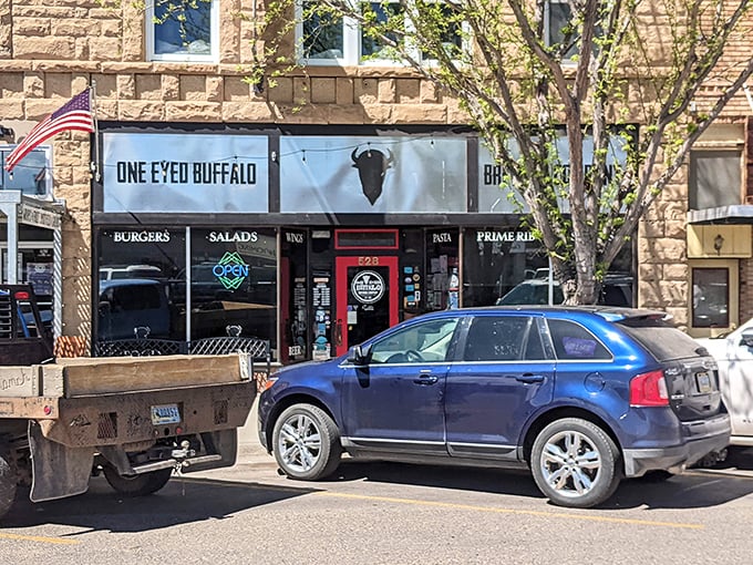 One Eyed Buffalo Brewing Company serves up locally crafted beers in downtown digs that won't empty your wallet.