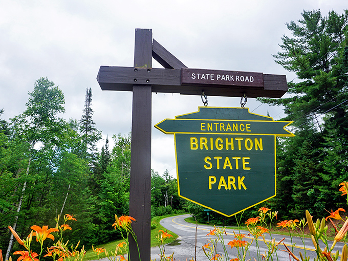 The entrance sign&mdash;Vermont's way of saying "Your GPS was right for once. Welcome to the good stuff."