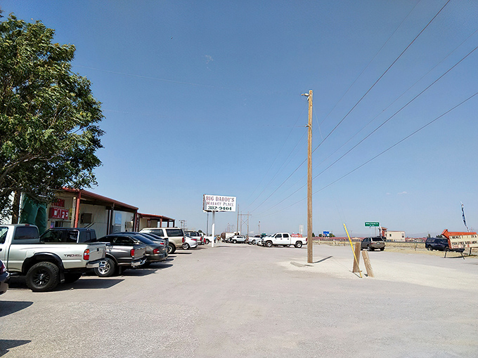The parking lot fills early with treasure hunters' vehicles, each one soon to be loaded with "absolutely necessary" purchases.