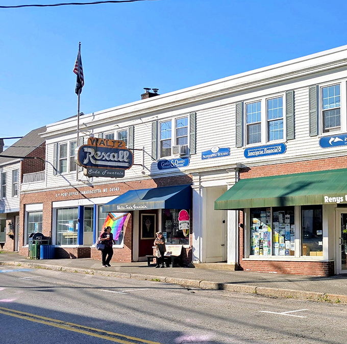 Main Street Americana lives on &ndash; where the soda fountain at Rexall Drug might just serve the best milkshake this side of 1955.