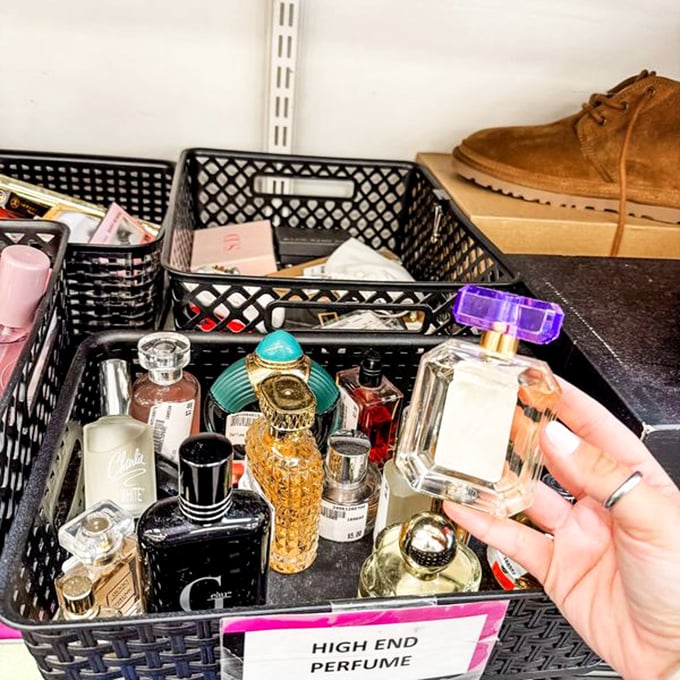 High-end perfumes nestled in a treasure box of scents&mdash;proof that smelling like a million bucks doesn't actually require spending a fortune.