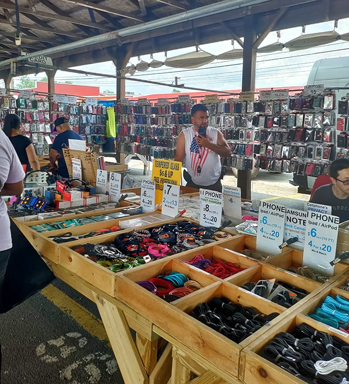 Phone accessory paradise where technology meets bargain hunting. Cases, chargers, and gadgets for devices you own and some you've never heard of.