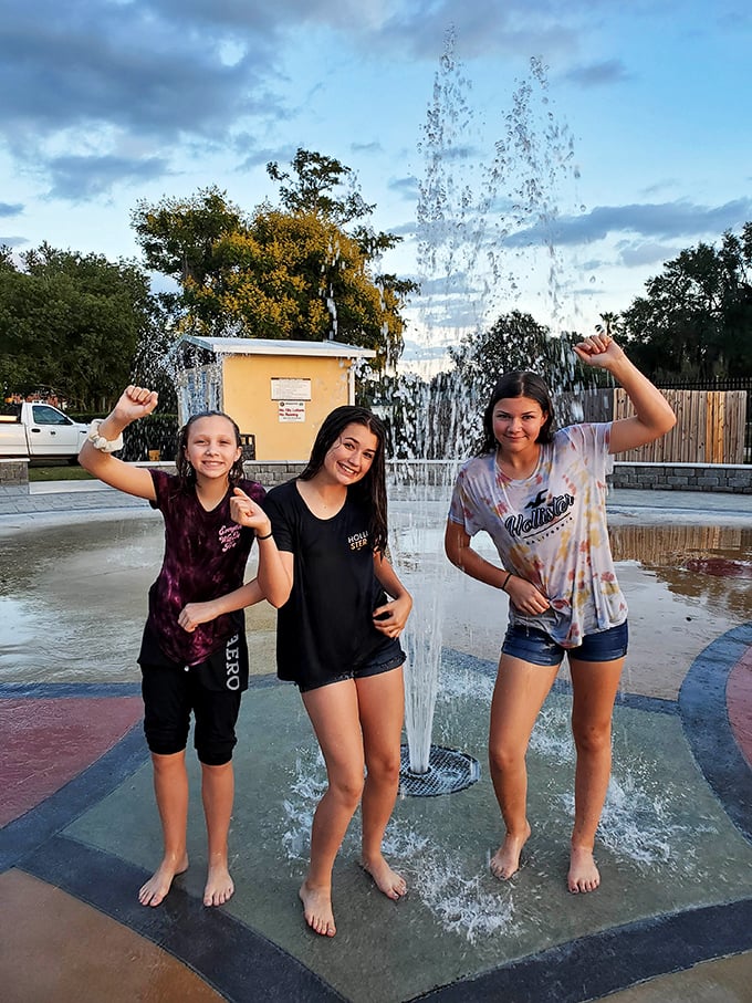 McSwain Park's splash pad transforms ordinary summer days into extraordinary childhood memories, proving paradise doesn't require an admission ticket.