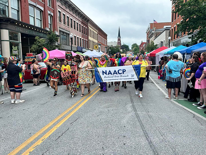 Pride celebrations fill Rutland's streets with color and community, proving small towns can have big hearts and open minds.
