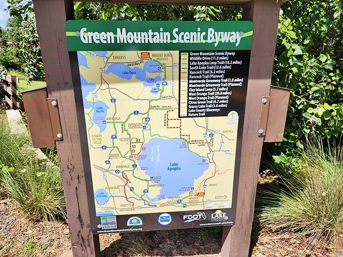 A trail map that's actually helpful&mdash;the unicorn of outdoor adventures! Plan your route without needing a search party later.