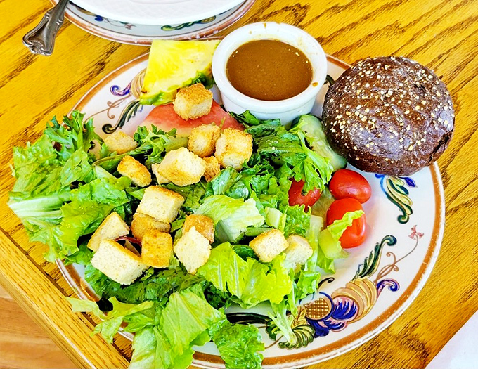 Not just a salad, but a garden party on a plate &ndash; proving Oak Table knows its way around lunch just as well as breakfast.