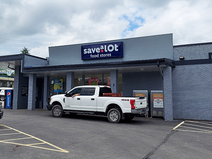 The Save A Lot might not win architectural awards, but it's where locals find everything from tonight's dinner to tomorrow's gossip.