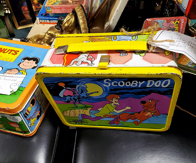 Scooby-Doo lunch boxes transport you instantly to elementary school cafeterias and simpler Saturday morning cartoons.