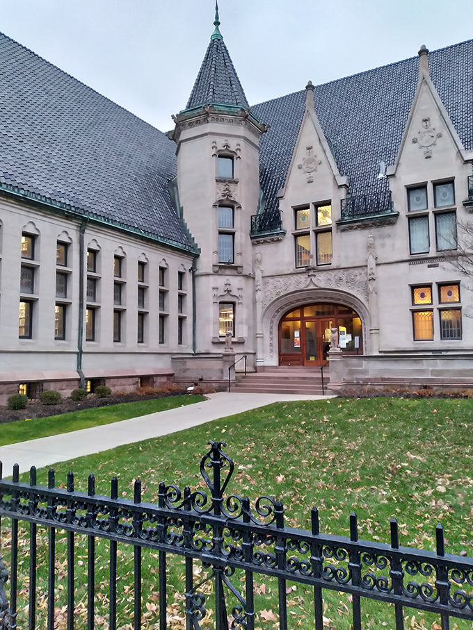 The Scranton Public Library's Gothic charm houses thousands of adventures waiting to be borrowed&mdash;the best entertainment value in any retirement budget.