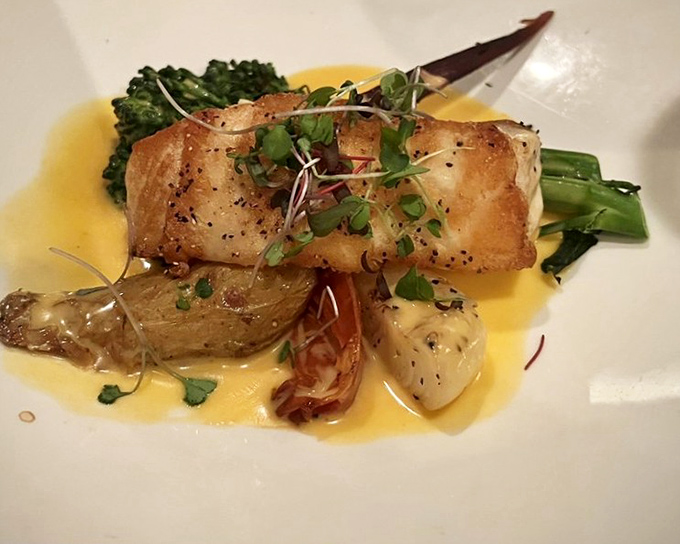 This sea bass isn't just perfectly seared&mdash;it's swimming in a buttery sauce that would make Neptune himself request seconds.