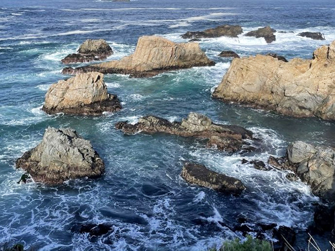 Rock stars of the Pacific. These stoic sea stacks have weathered countless storms and still stand tall&mdash;the Keith Richards of geological formations.