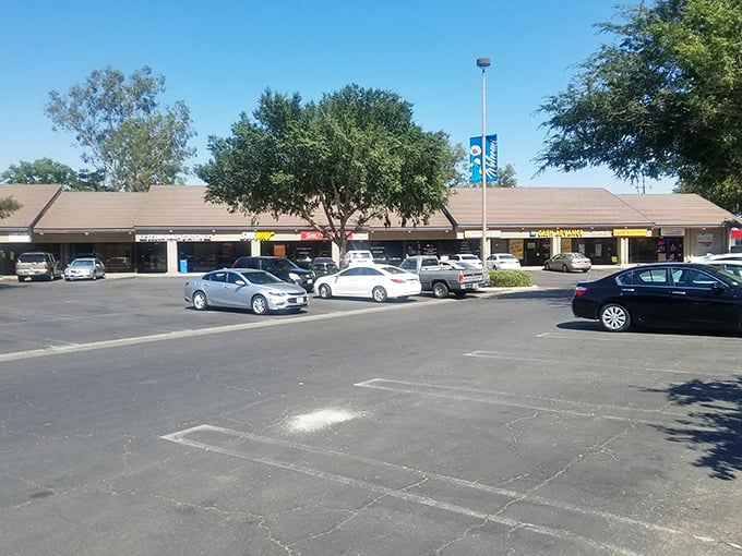 Strip malls aren't usually photo-worthy, but Selma Plaza offers everyday conveniences that make a weekend getaway actually convenient.