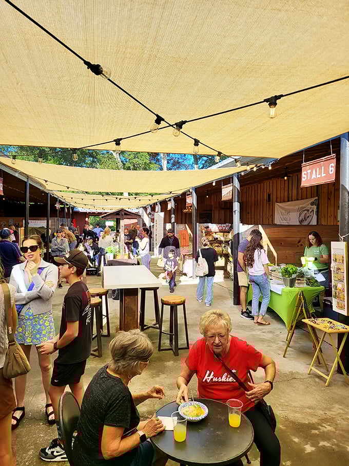 Senoia's farmers market buzzes with the energy of genuine community—where conversations about heirloom tomatoes can turn into lifelong friendships.